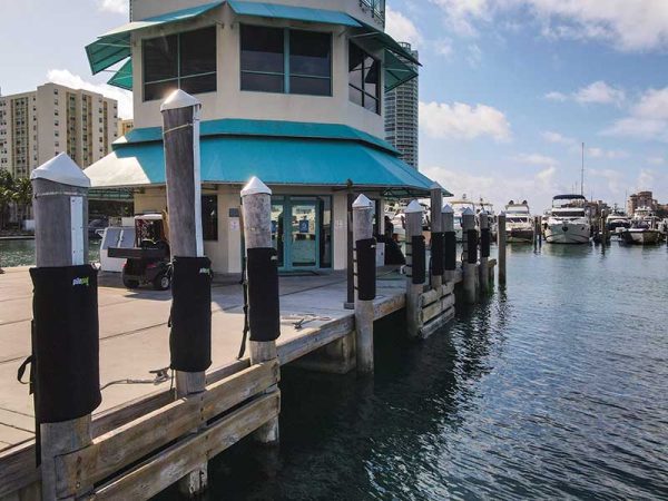 PilePad Official Website - Dock Piling Boat Protection Bumper Pads